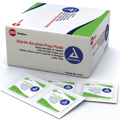 Dynarex Sterile Alcohol Prep Pads | Antiseptic Precision | Masune First ...