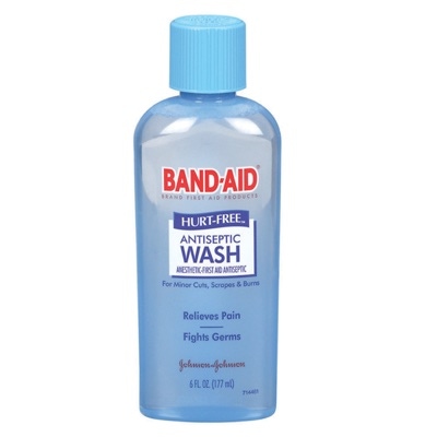 Band-Aid Hurt-Free Antiseptic Wash | Masune First Aid & Safety