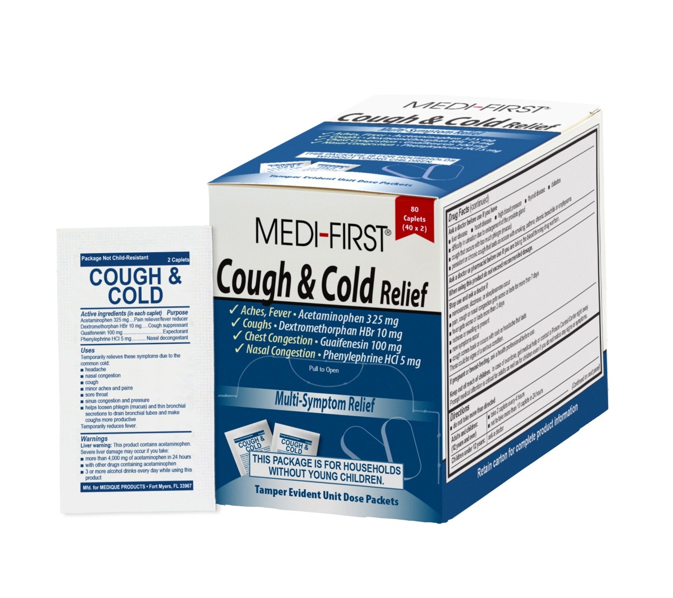 Medi-First Cough & Cold Relief | Fast-Acting Symptom Relief | Masune ...