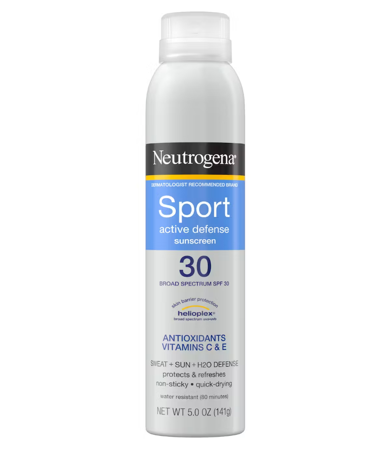 Neutrogena Sport Active Defense with Broad Spectrum Sunscreen Spray ...