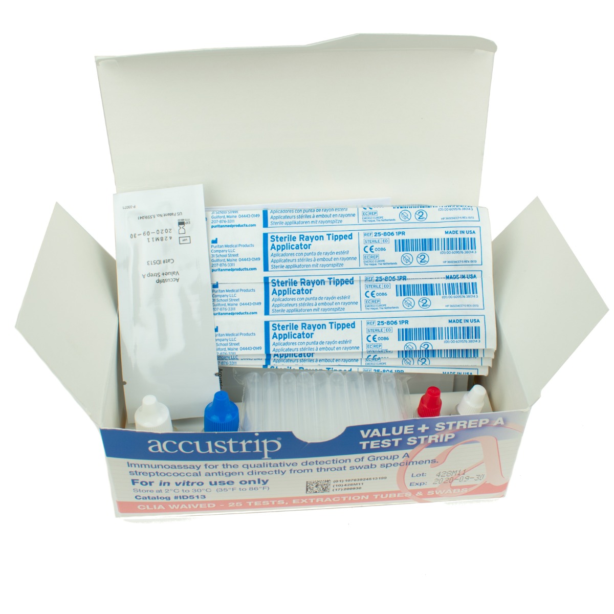 Accutest Strep A Test Strip | Masune First Aid & Safety